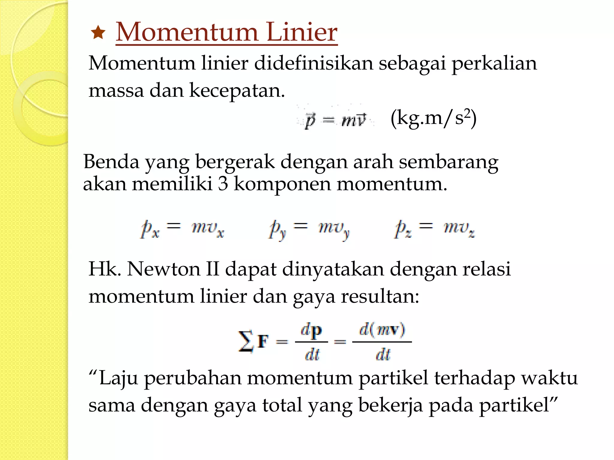 Pusat massa dan momentum | PDF