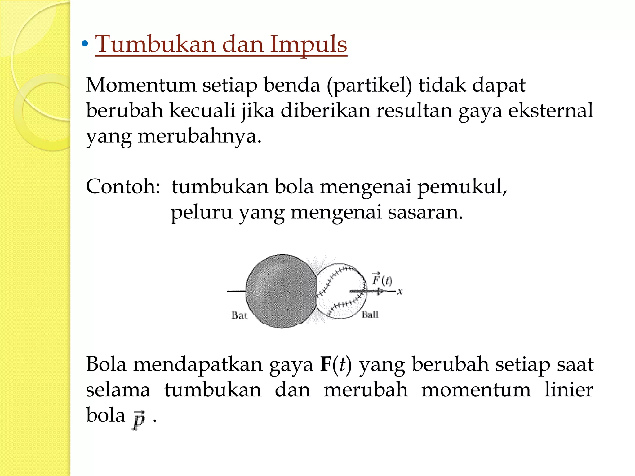 Pusat massa dan momentum | PDF