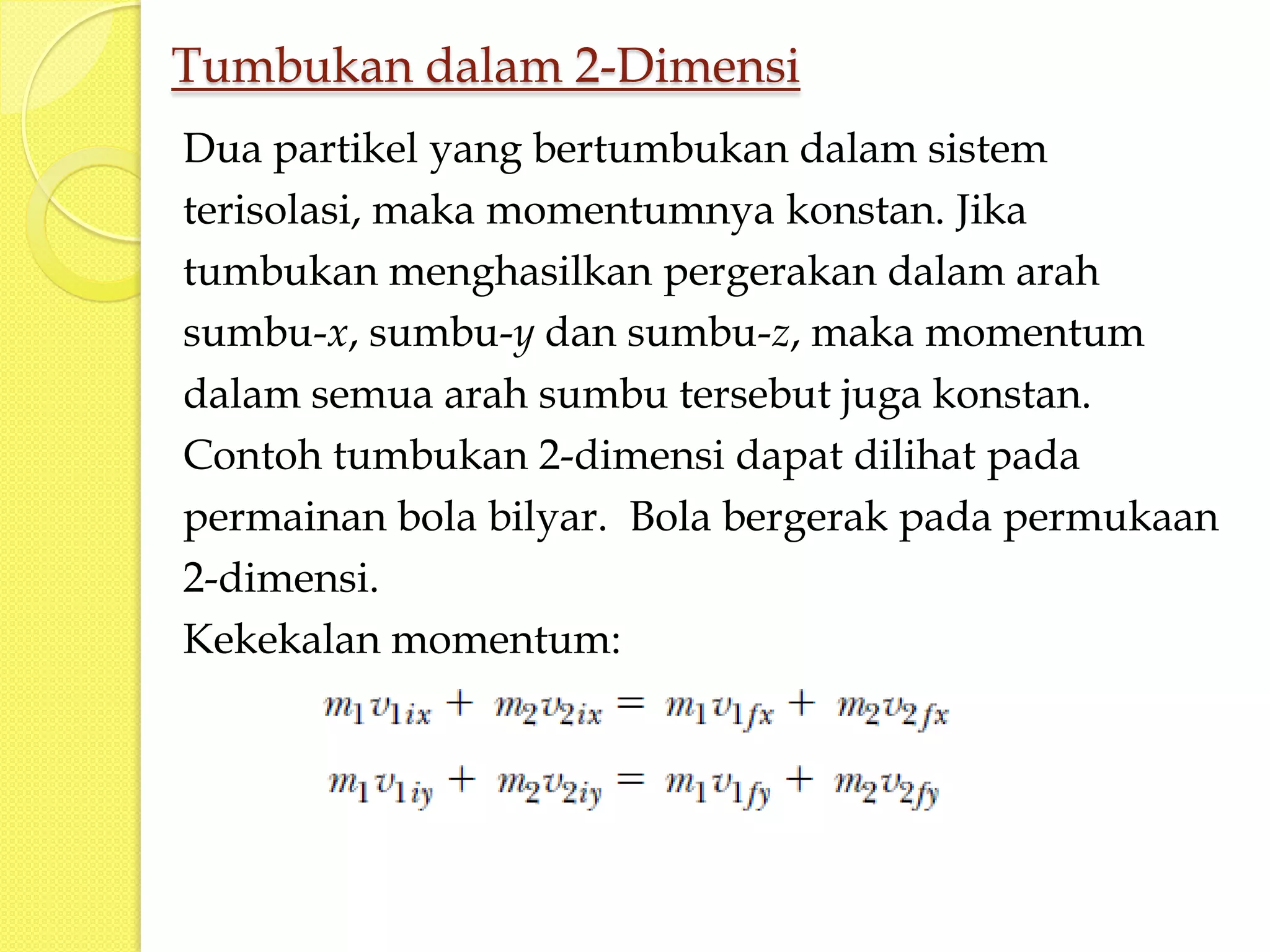 Pusat massa dan momentum | PDF