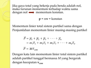 Pusat massa dan momentum | PDF