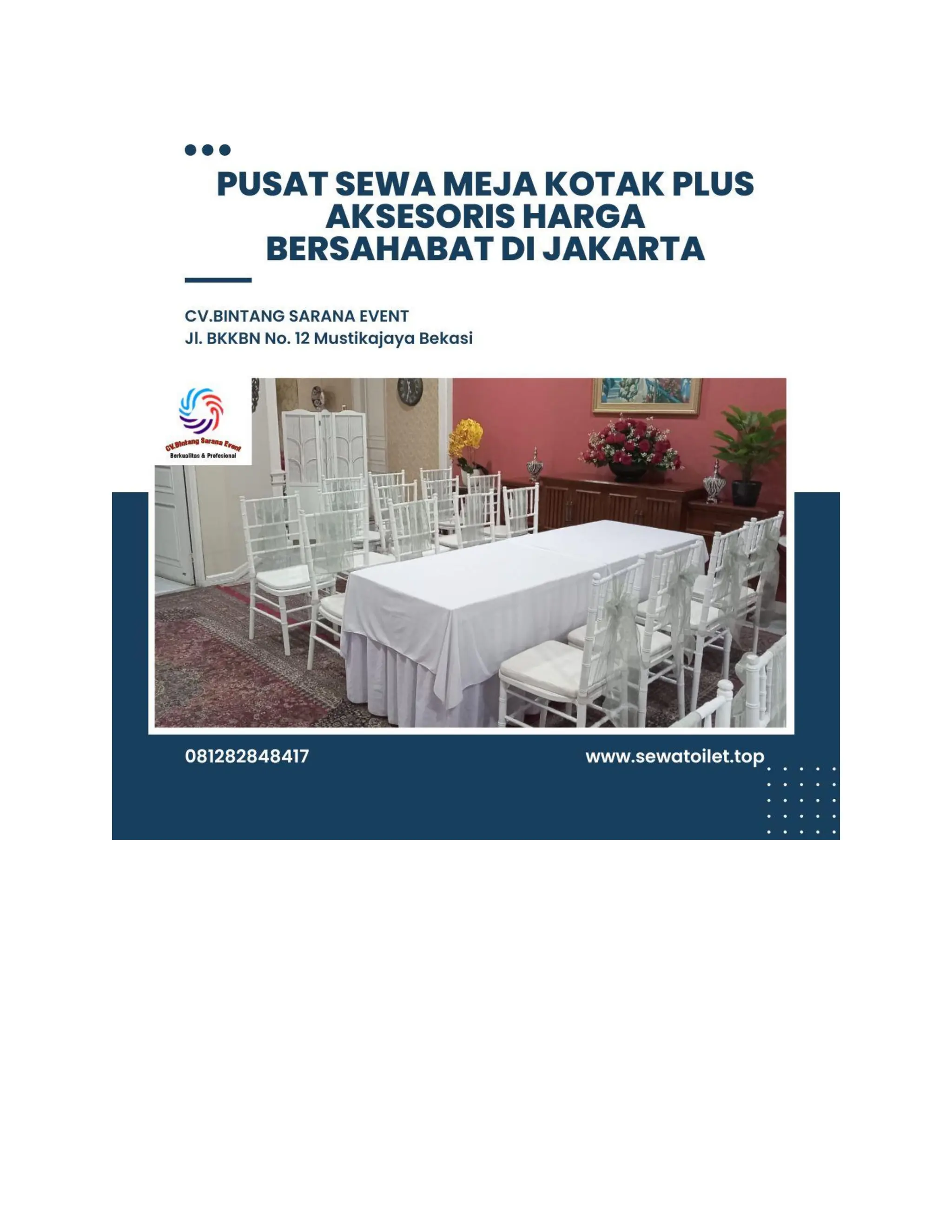 Pusat Sewa Meja Kotak Plus Aksesoris Harga Bersahabat di Jakarta.pdf