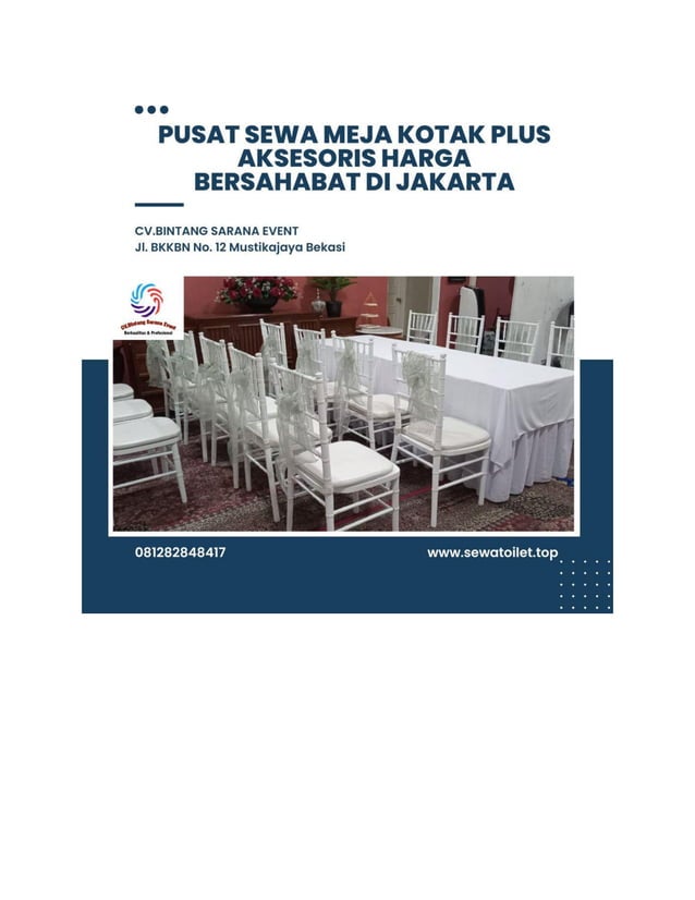 Pusat Sewa Meja Kotak Plus Aksesoris Harga Bersahabat di Jakarta.pdf