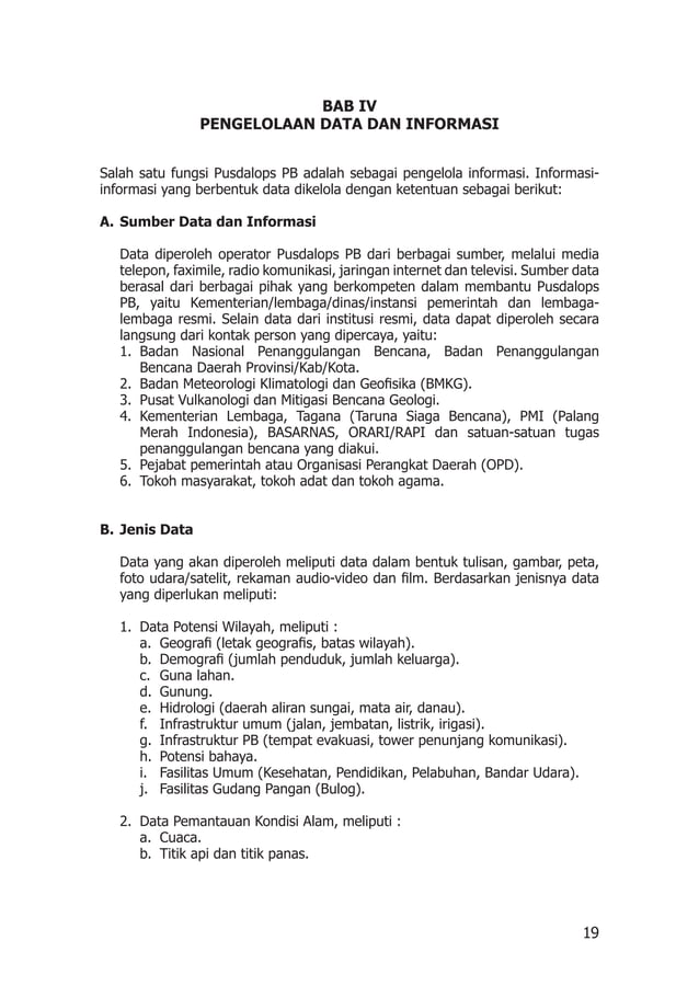 Perka BNPB No.15 Tahun 2012 | PDF