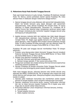 Perka BNPB No.15 Tahun 2012 | PDF