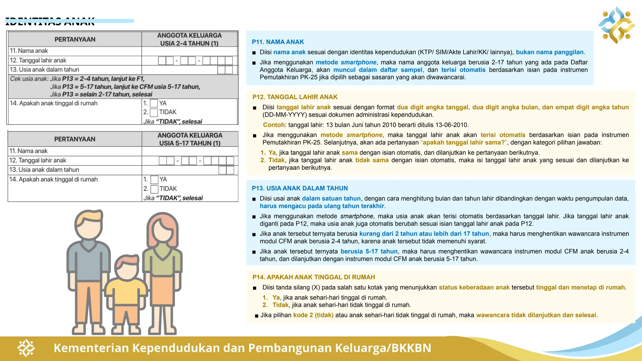 PUSDATIN_Tata Cara Pengisian Instrumen Pemutakhiran PK-25 Modul CFM.pptx