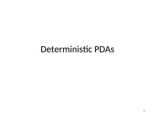 Push Down Automata (PDA) Definition, Problems and State Diagrams ...