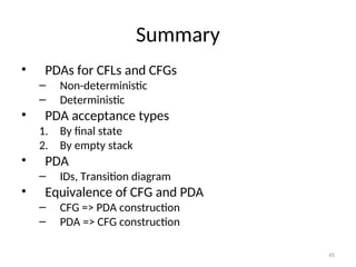 Push Down Automata (PDA) Definition, Problems and State Diagrams ...