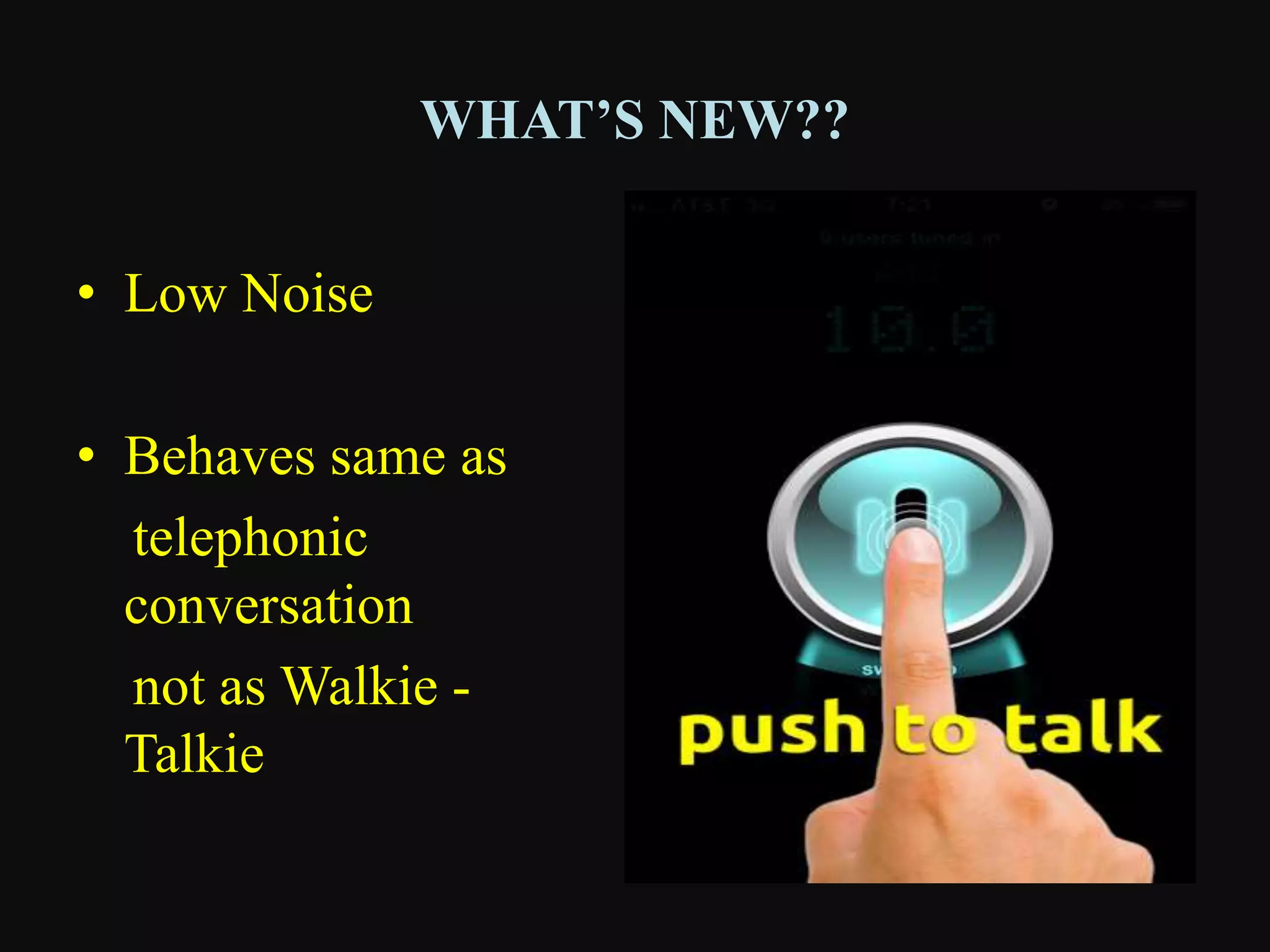 Push to-talk-android | PPTX