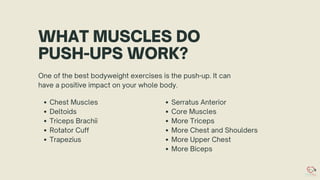Push-Ups Muscles, Benefits, Mistakes, Proper Form, Video.pdf