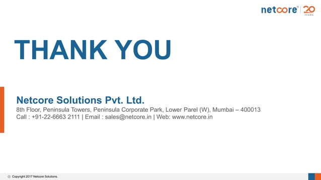 Netcore Smartech’s Push Amplification | PPT