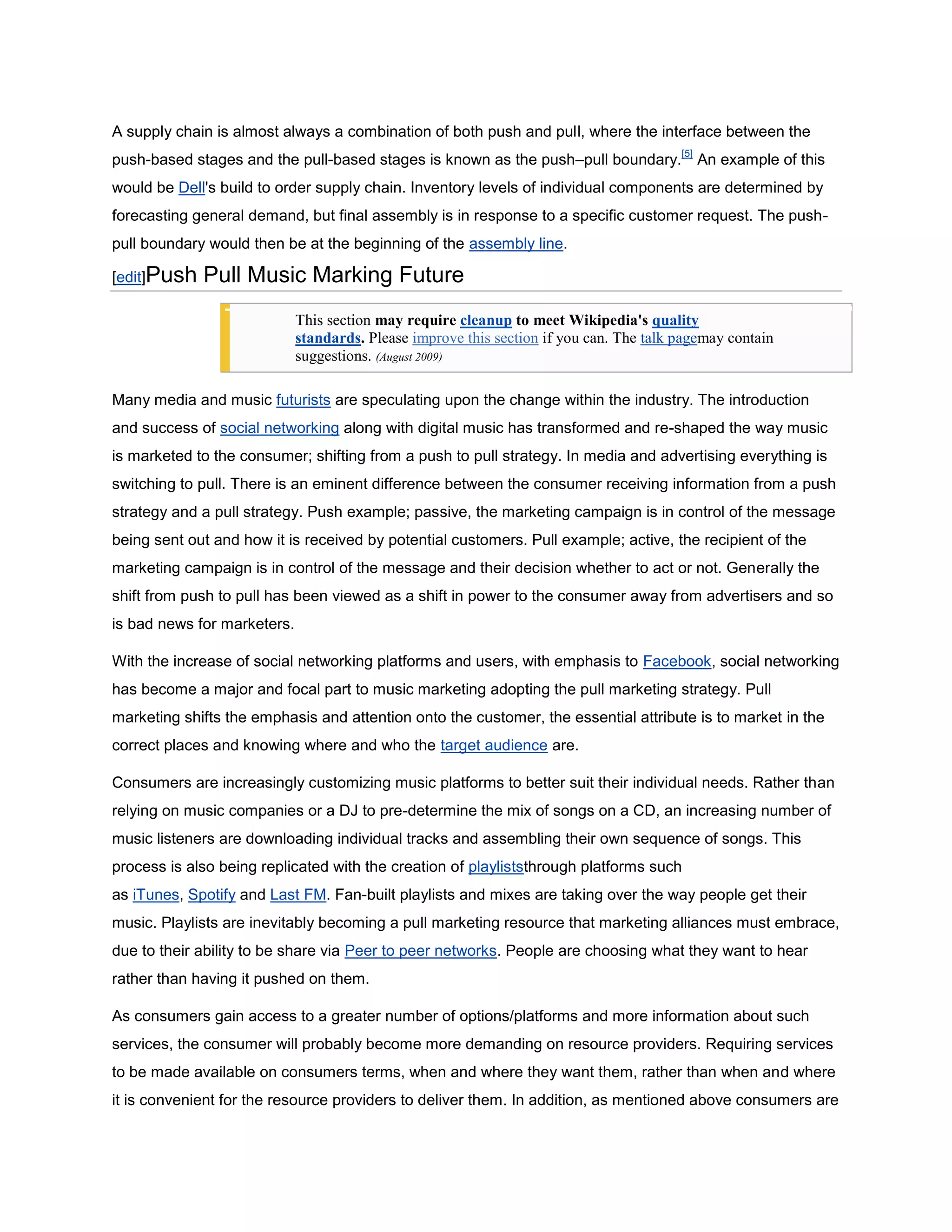 Push and pull -strategy | DOCX