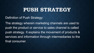 Push and pull strategy | key difference between push and pull | | PPTX