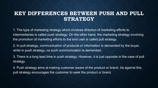 Push and pull strategy | key difference between push and pull | | PPTX