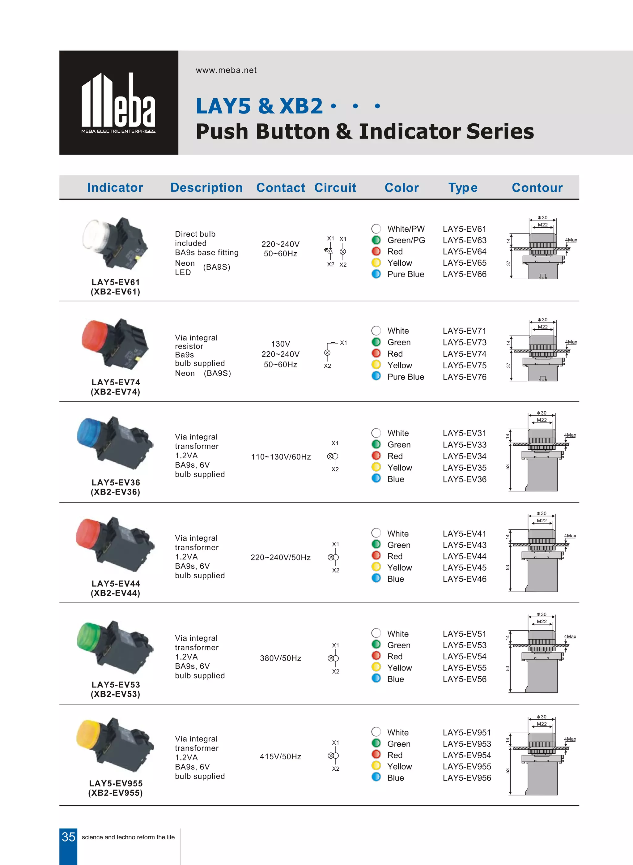 Push button switches | PDF