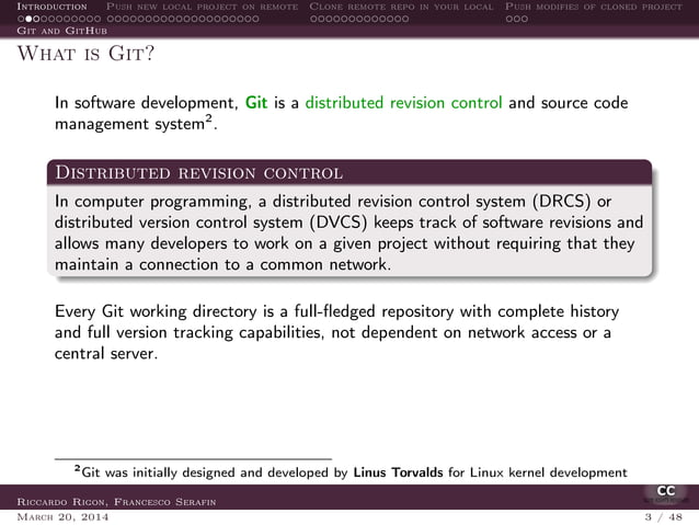 Using Git Inside Eclipse, Pushing/Cloning from GitHub | PPT