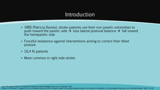 Pusher Syndrome | PPTX