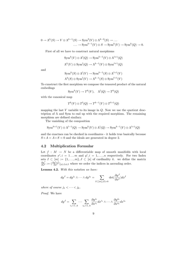 Pushforward of Differential Forms | PDF