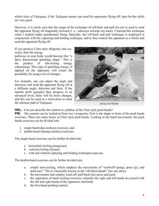Push hands as taught by Hong Junsheng | PDF