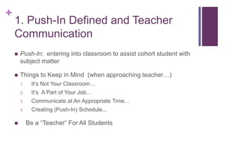 Push in presentation | PPTX