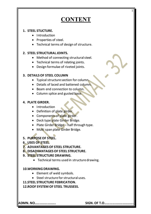 Pushkar singh new steel structure | DOCX