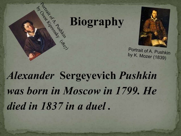 Pushkin | PPTX
