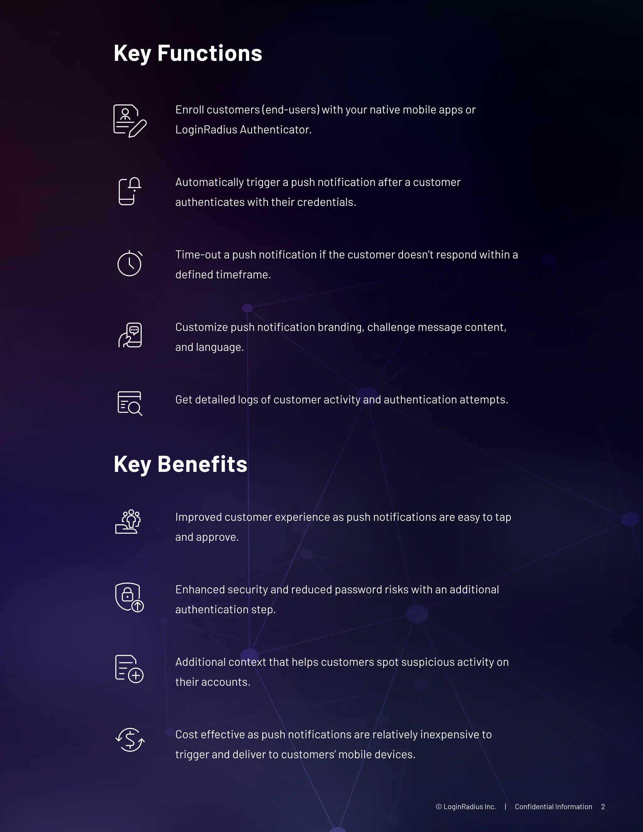 LoginRadius: Enhancing Security with Push Notification MFA | PDF