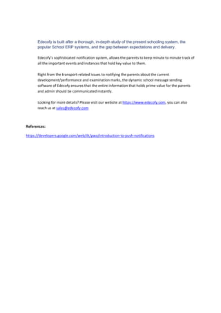 Push Notifications for Effective School- Parent Communications | PDF ...