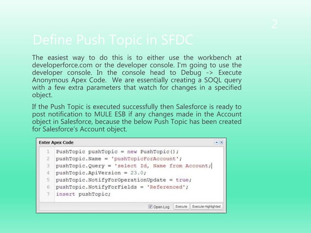 Push notification salesforce | PPT
