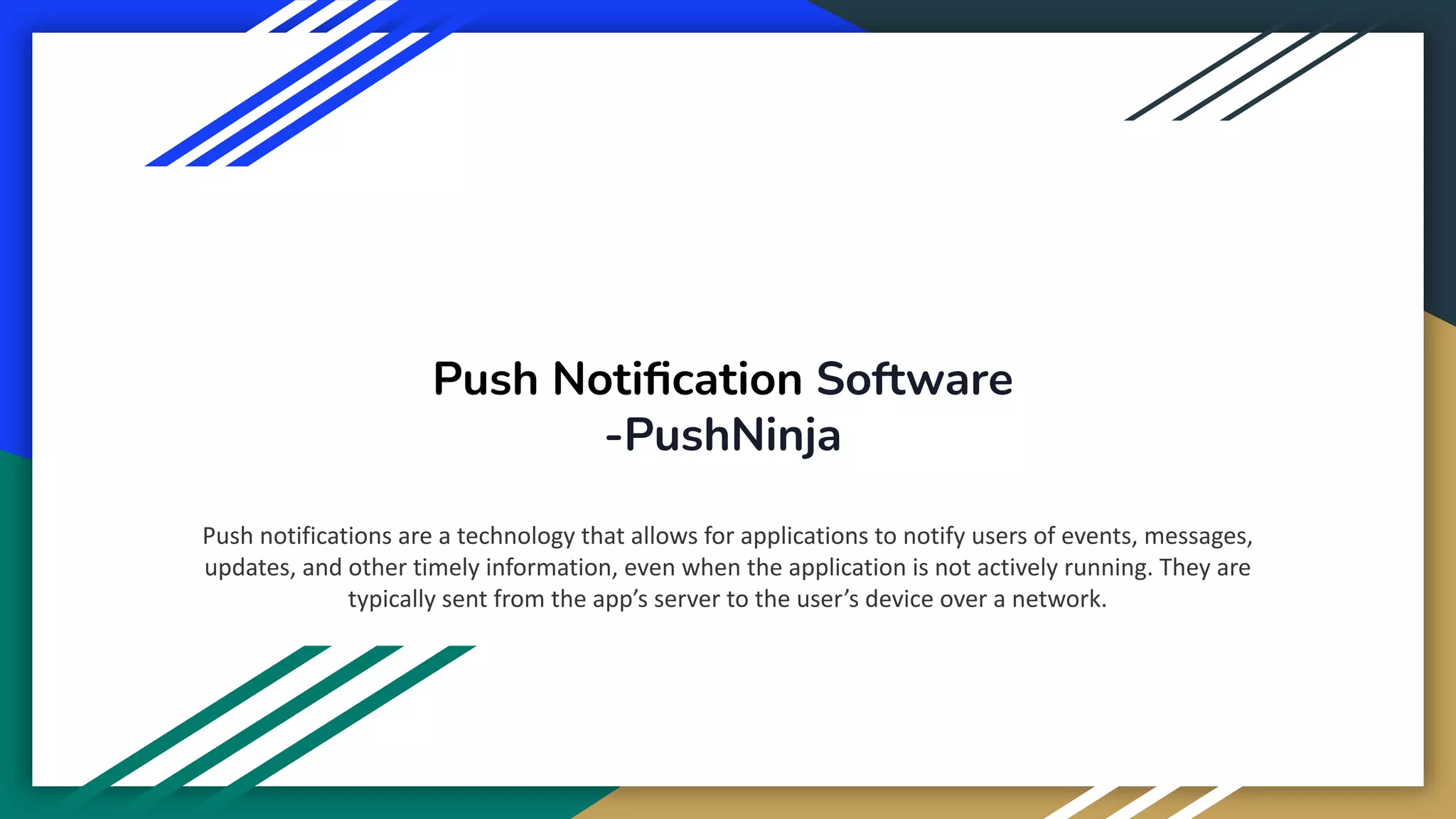 Push Notification Software -PushNinja | PDF