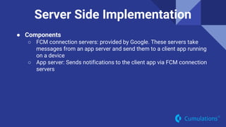 Push Notification for Android, iOS & Sever Side Using Firebase Cloud Messaging | PPT