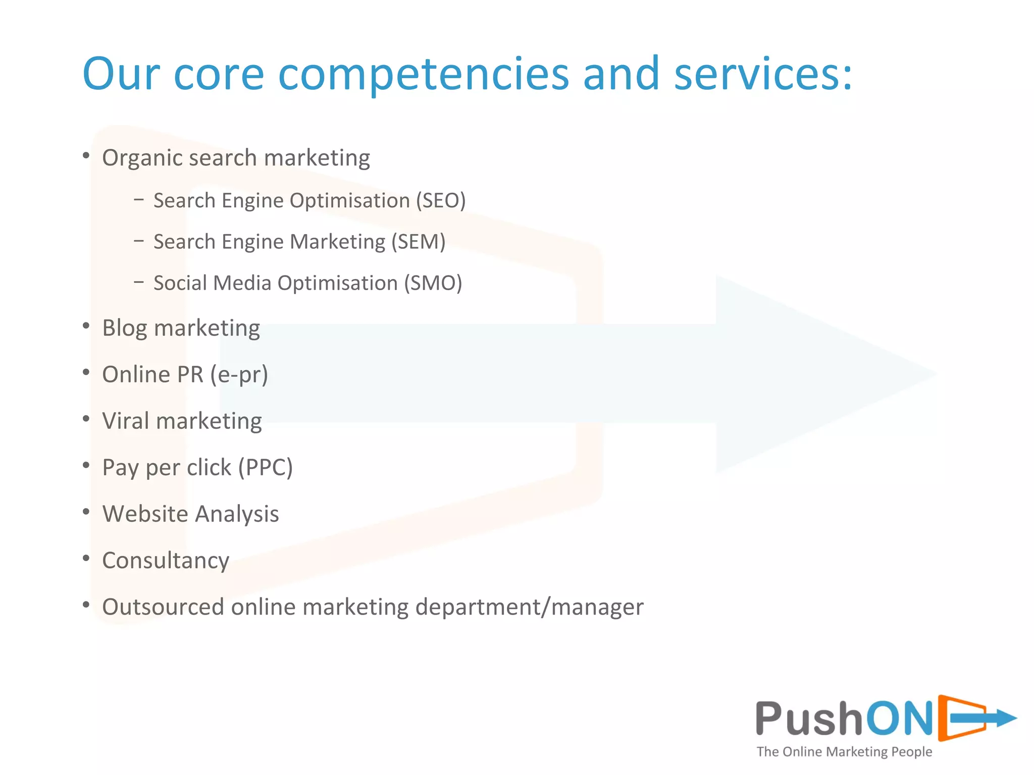 PushOn PPC Presentation | PPT