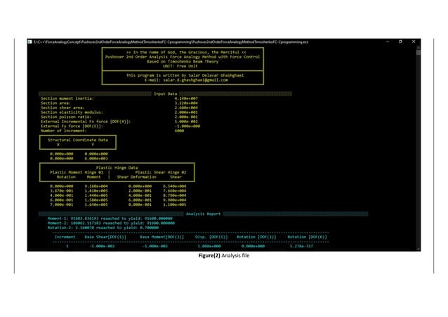 Pushover 2order (p delta effect) analysis force analogy method with force control based on ...