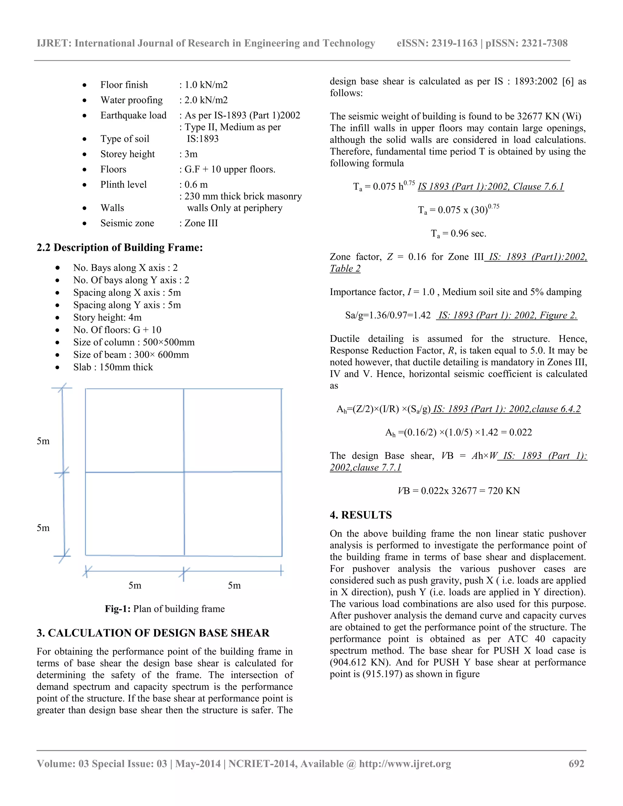 Pushover analysis of multy story building | PDF