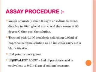 Pharmaceutical analysis estimations and their chemical analysis | PPT