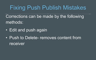 "Push Publishing Power | PPT