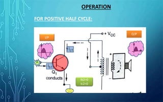 Push pull class b amplifier | PPTX