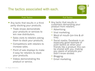 Push & pull strategy | PDF | Marketing and Advertising | Business