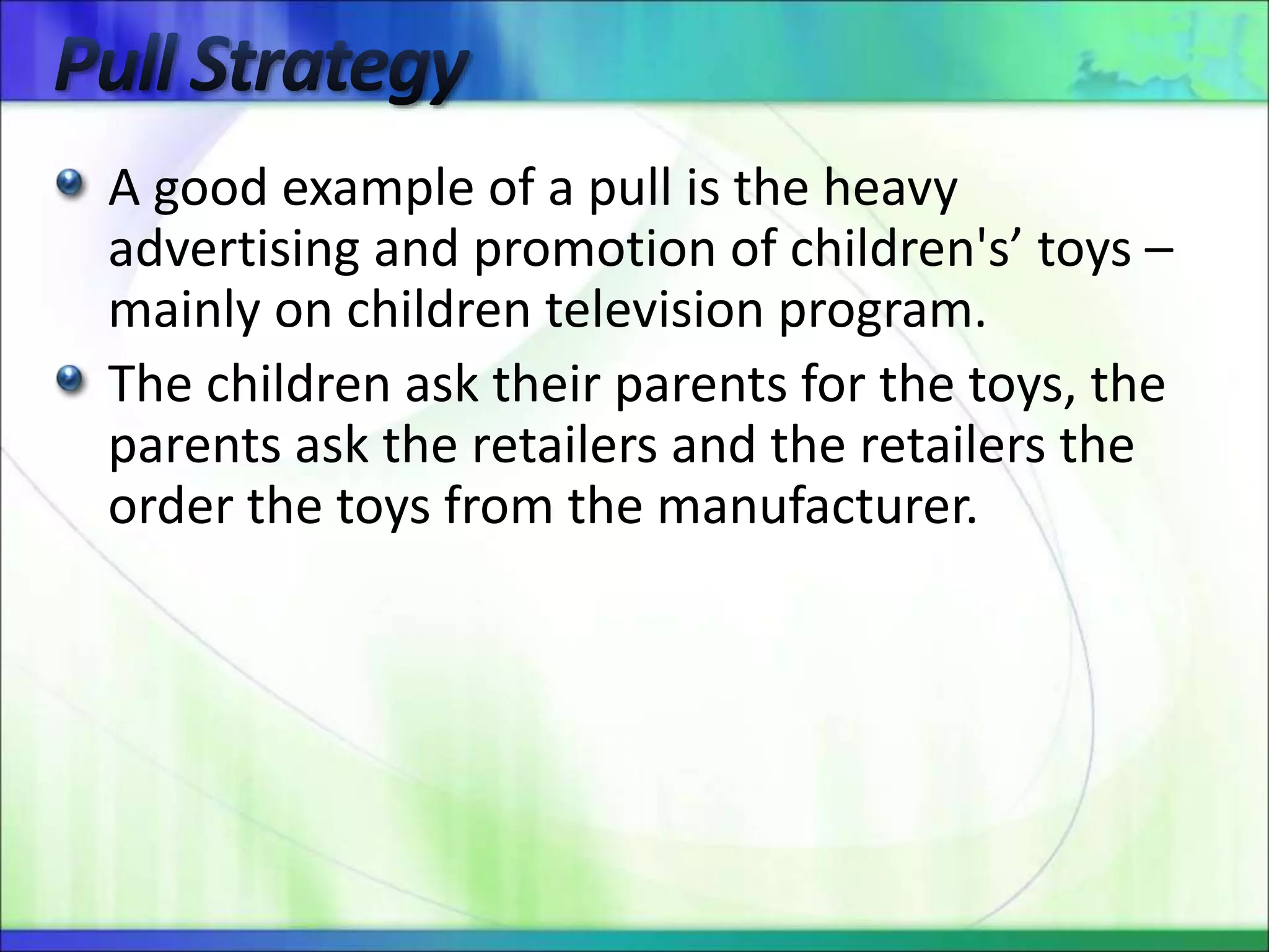 Push & pull strategy | PPT