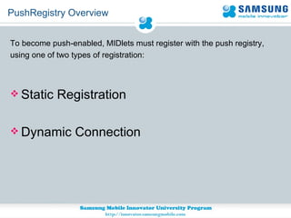 Push registrysup | PPT
