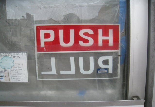 Push versus pull sales | PPT Push versus pull sales | PPT