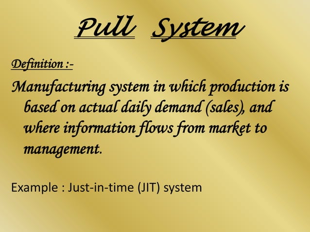 Push vs pull Advantages & Disadvantages | PPTX | Business | Business ...