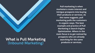 PUSH VS PULL MARKETING.pdf | Advertising Industry | Industries