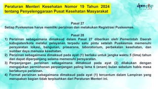 Layanan Perizinan Puskesmas melalui OSS RBA | PPTX
