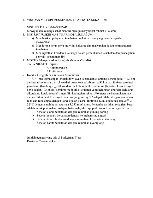 Puskesmas tipar word baru | PDF