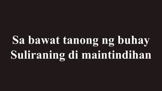 PUSONG BASAG by Spring Worship Song lyrics | PPTX