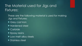 principle and application of jigs and fixture.pptx