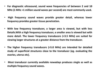 PRINCIPLES OF ULTRASONOGRAPHY | PPTX