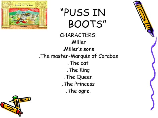 Puss in boots | PPT | Cats | Pets