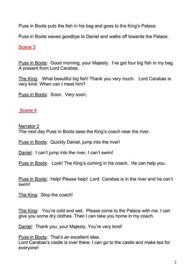 Puss in boots | PDF | Cats | Pets