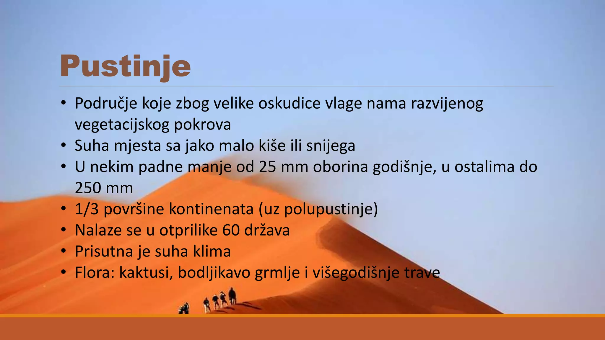 Pustinje | PPTX